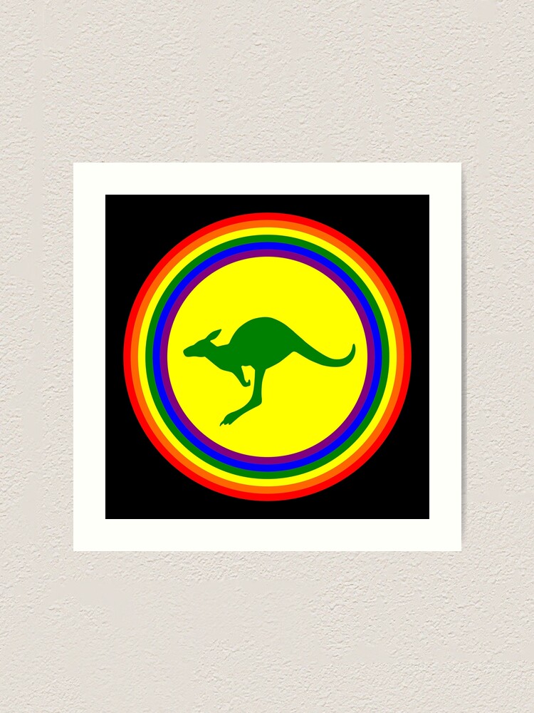 "RAAF ROYAL AUSTRALIAN AIR FORCE ROUNDEL RONDEL KANGAROO LGBTQ GAY ...