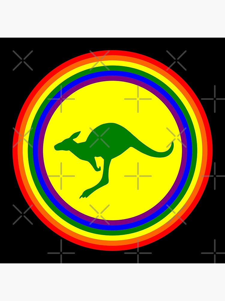 "RAAF ROYAL AUSTRALIAN AIR FORCE ROUNDEL RONDEL KANGAROO LGBTQ GAY ...