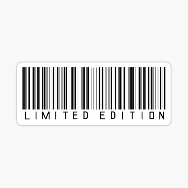 "limited edition" Sticker for Sale by Azialep | Redbubble