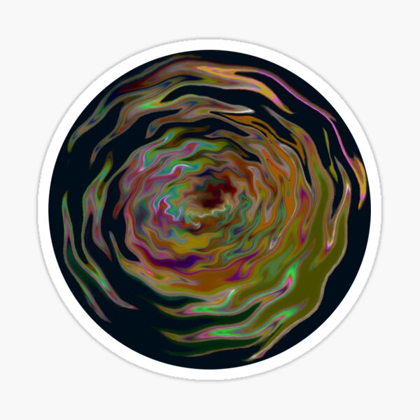 "Multiverse Vortex" Sticker for Sale by AMGImpressions | Redbubble