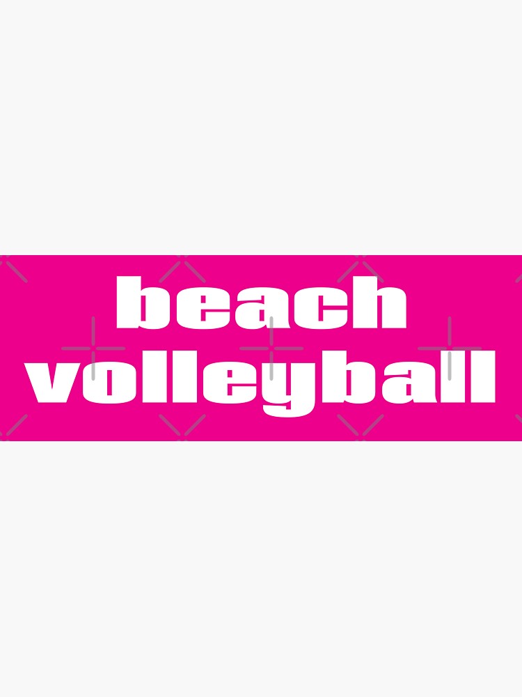 "Beach Volleyball" Sticker by ProjectX23 | Redbubble