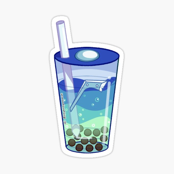 "Sokka Boba Tea - Cactus Juice" Sticker for Sale by wavecat | Redbubble