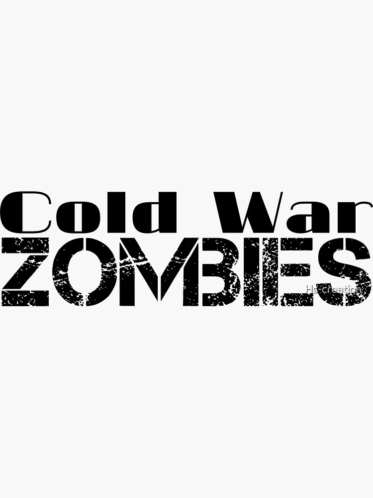 "Cold war zombies" Sticker for Sale by Hs-creation | Redbubble