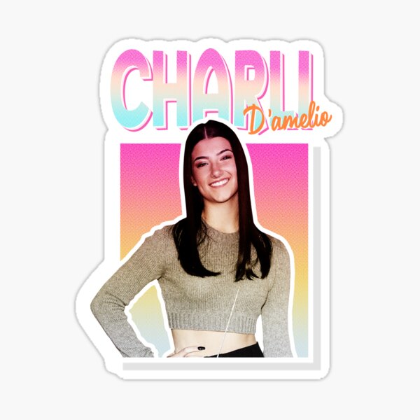 "Charli damelio" Sticker by Marcelgraw | Redbubble