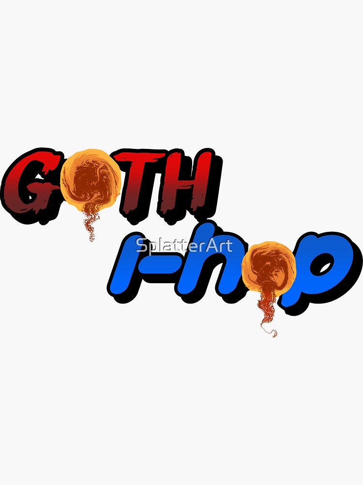 "Goth IHop - Standard Colored Edition" Sticker by SplatterArt | Redbubble