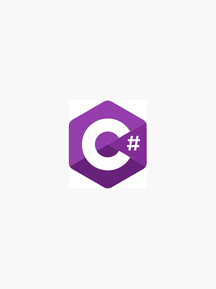 "c# logo programming language" Magnet for Sale by BunMrKitty | Redbubble