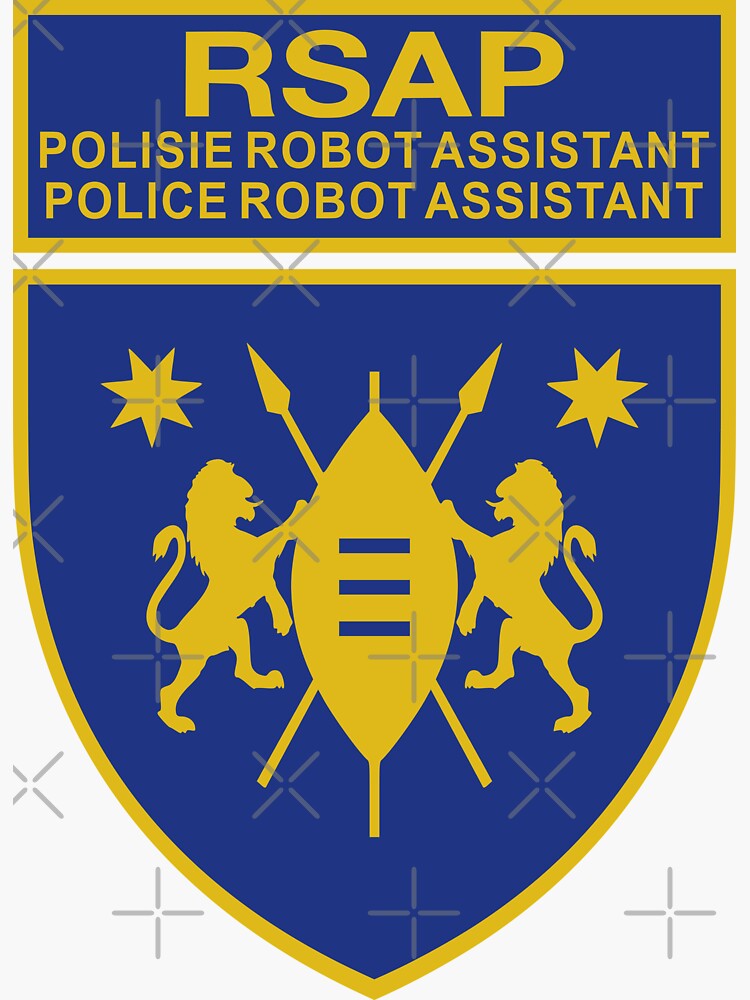 "RSAP Police Robot Assistant Logo Sign" Sticker by NerdsLoot | Redbubble