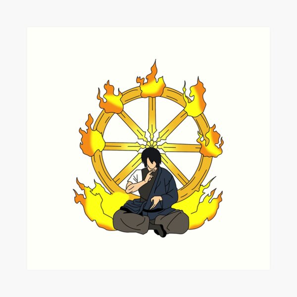 "Fire Force - Benimaru Shinmon Fire Wheel" Art Print for Sale by ...