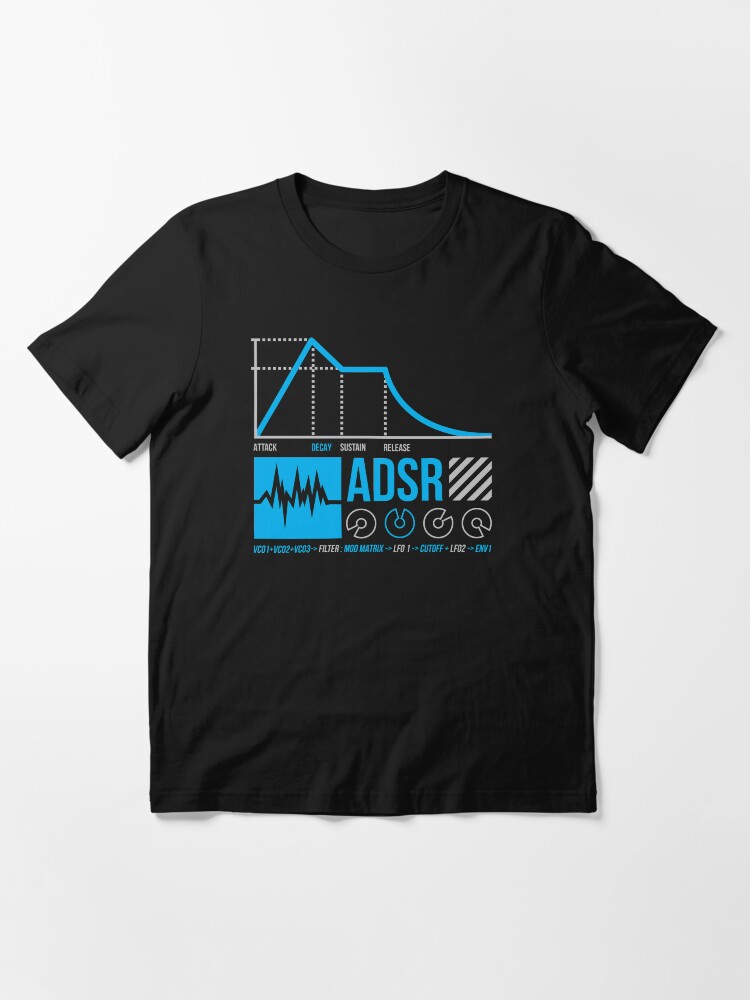 "ADSR" T-shirt for Sale by synthshirts | Redbubble | synth t-shirts ...