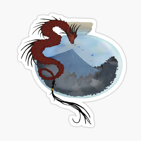 "Dragonic orb" Sticker for Sale by NeutralDragons | Redbubble