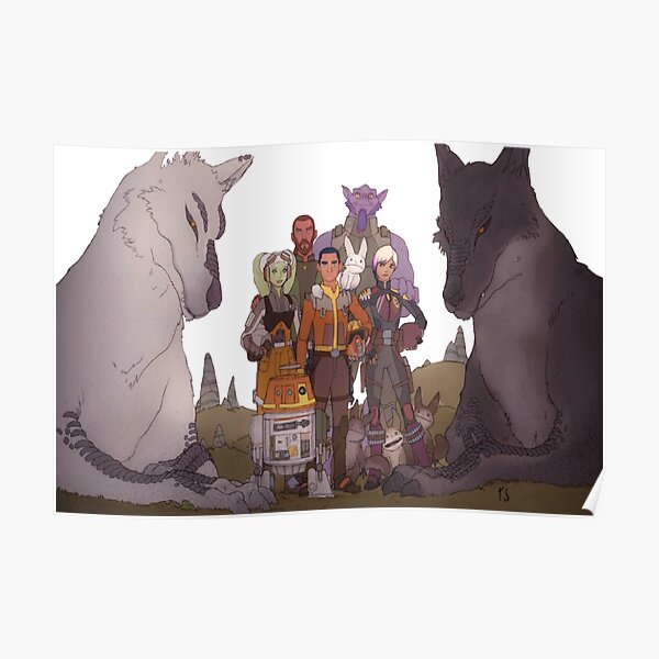 "Spectres Mural" Poster for Sale by ahsokasnips | Redbubble