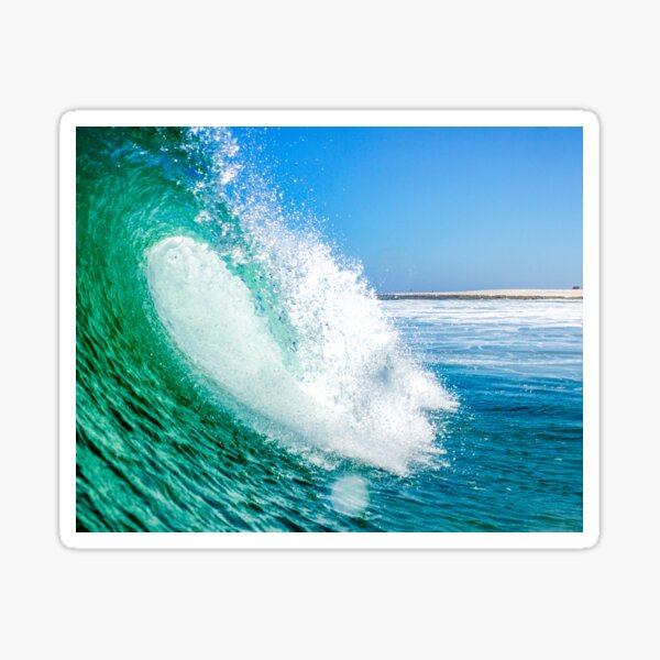 "giant splash of ocean tide" Sticker by chait123 | Redbubble