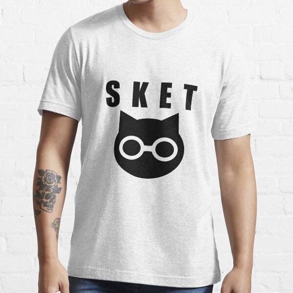 "SKET Dance - SKET Dan Symbol with Acronym (Black)" T-shirt by ...