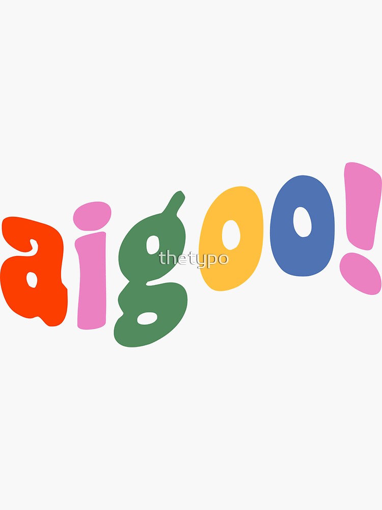 "aigoo kdrama" Sticker for Sale by thetypo | Redbubble
