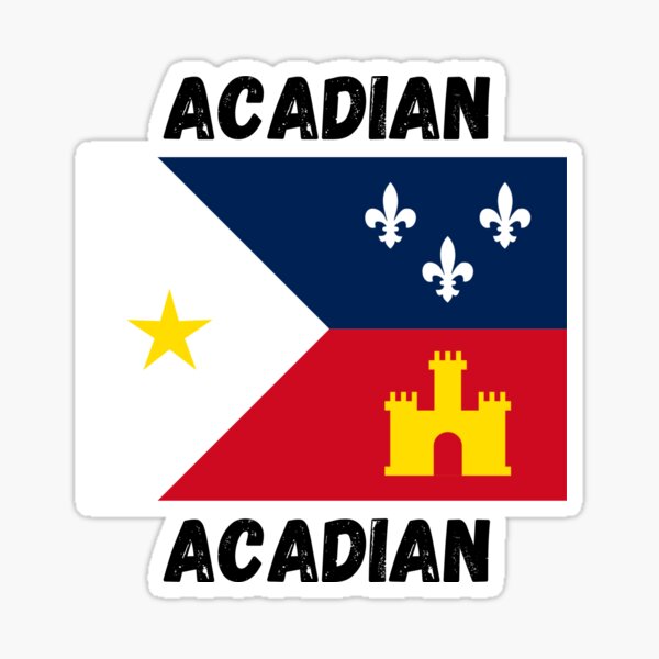 Sticker « Drapeau acadien acadie », par mikoala50 | Redbubble