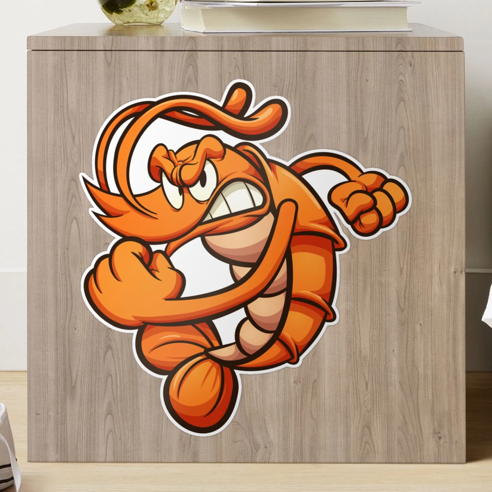 Angry Shrimp Cartoon