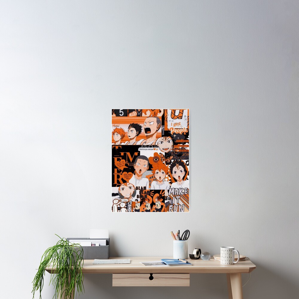 "Karasuno Aesthetic Collage" Poster for Sale by narcocynic | Redbubble