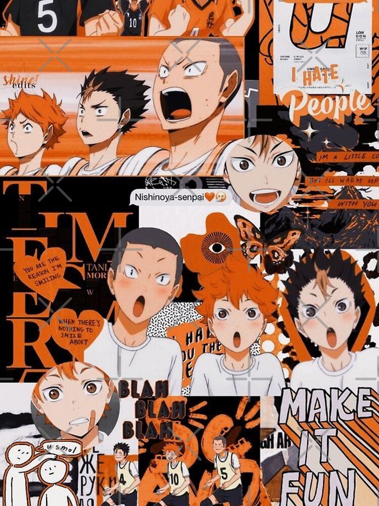 "Karasuno Aesthetic Collage" Poster for Sale by narcocynic | Redbubble