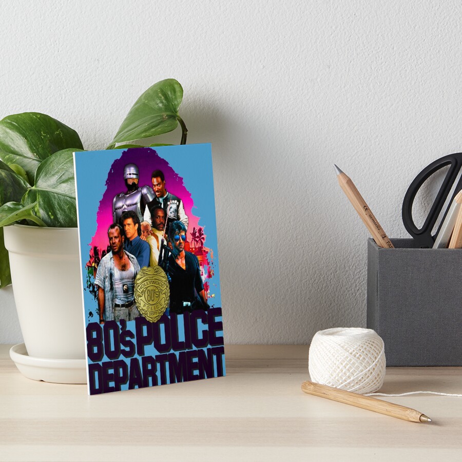 "80,S POLICE DEPARTMENT" Art Board Print by desingman | Redbubble