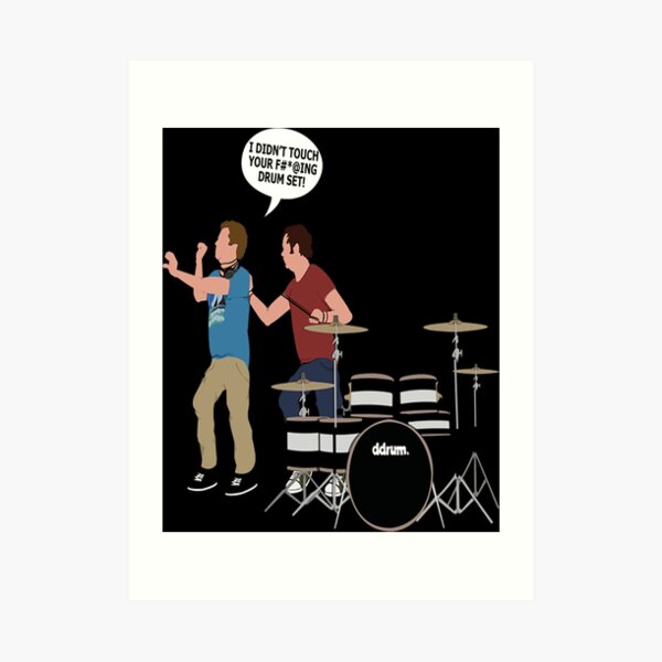 "Step Brothers Drum Set" Art Print by MensayShop | Redbubble