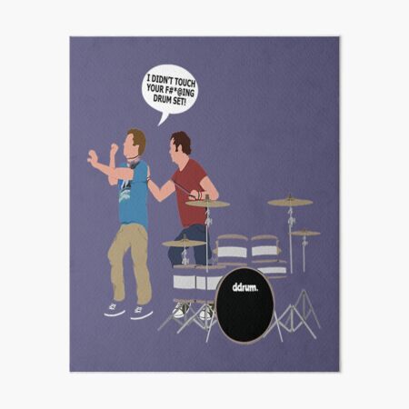 "Step Brothers Drum Set" Art Board Print for Sale by MensayShop | Redbubble