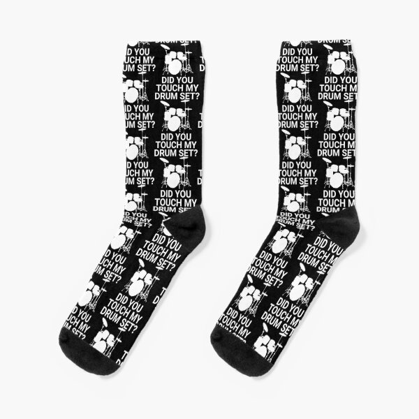 "Step Brothers Did You Touch My Drum Set_ Step Brothers Quote" Socks by ...