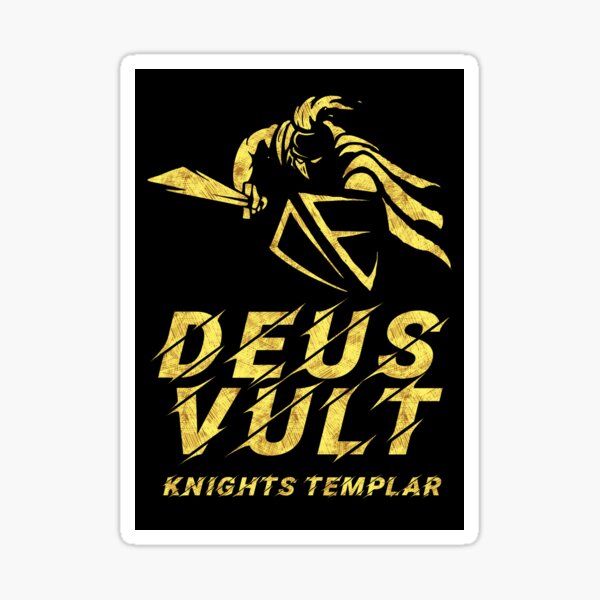 "Knights Templar MOTTO DEUS VULT Epic Historic Medieval Holy Warrior ...