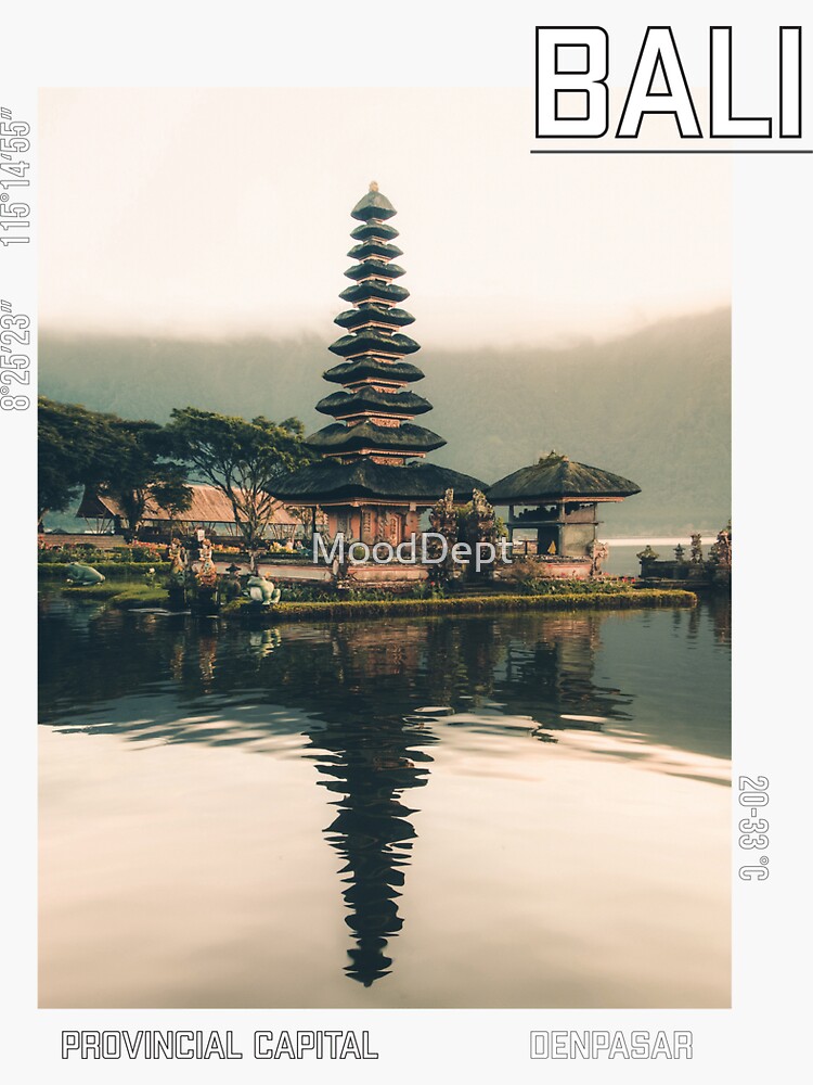 "Bali" Sticker for Sale by Eighty8Fold | Redbubble