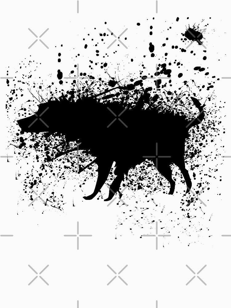 "Banksy Splash Dog Black" Classic T-Shirt for Sale by belugastore | Redbubble