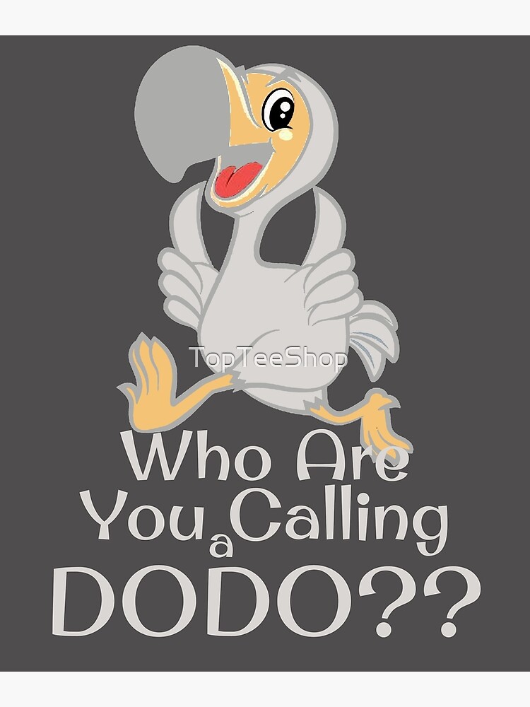 "Dodo Bird Extinct Animal Who Are You Calling A Dodo Funny Birding ...