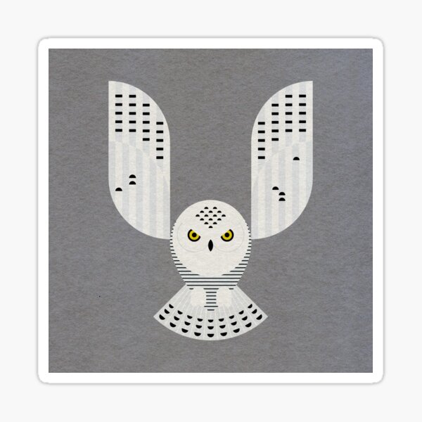"Snowy Owl" Sticker for Sale by scottpartridge | Redbubble