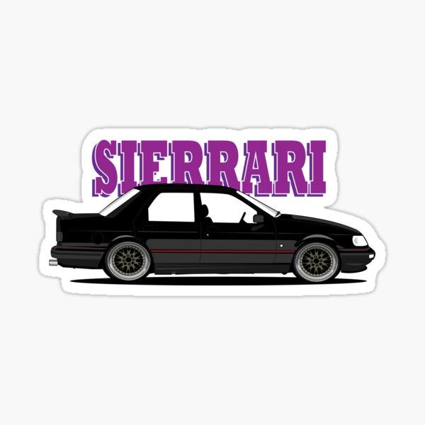 "FORD SIERRA" Sticker for Sale by blakdropdesign | Redbubble