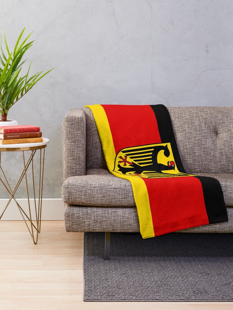 "Flag of Germany - German Flag" Throw Blanket for Sale by ArgosDesigns ...