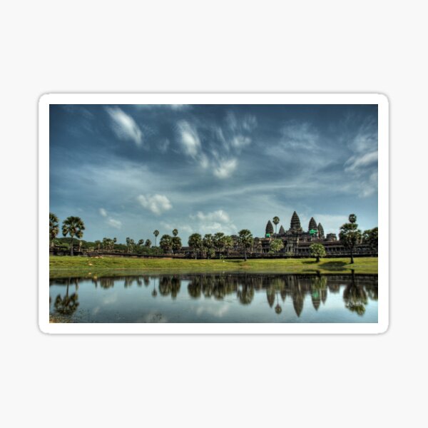 "Angkor Wat Cambodia" Sticker for Sale by kristinawdesign | Redbubble