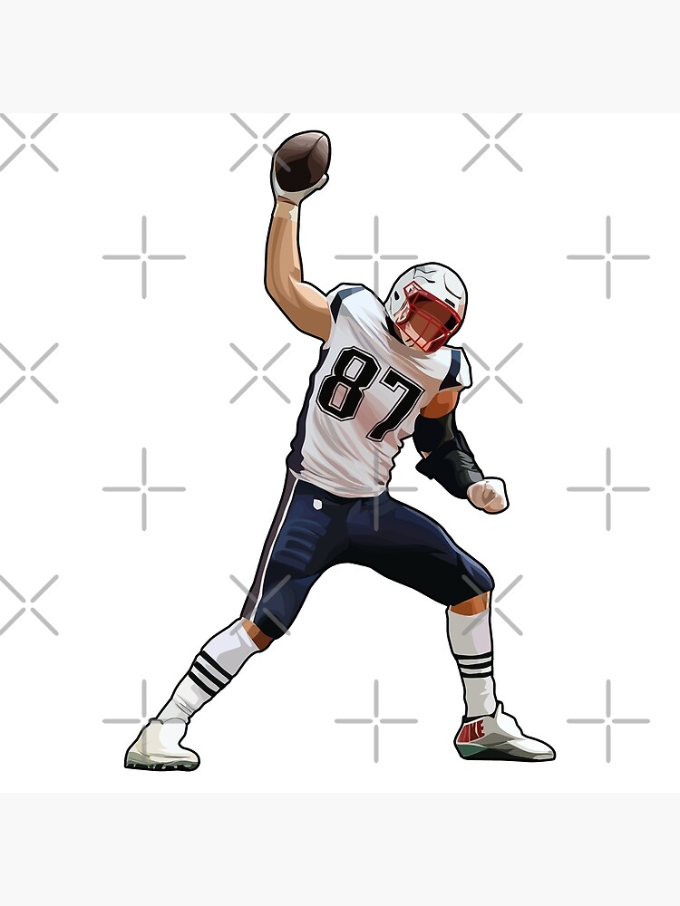 "Rob Gronkowski - Gronk Touchdown" Poster by YoungVee | Redbubble