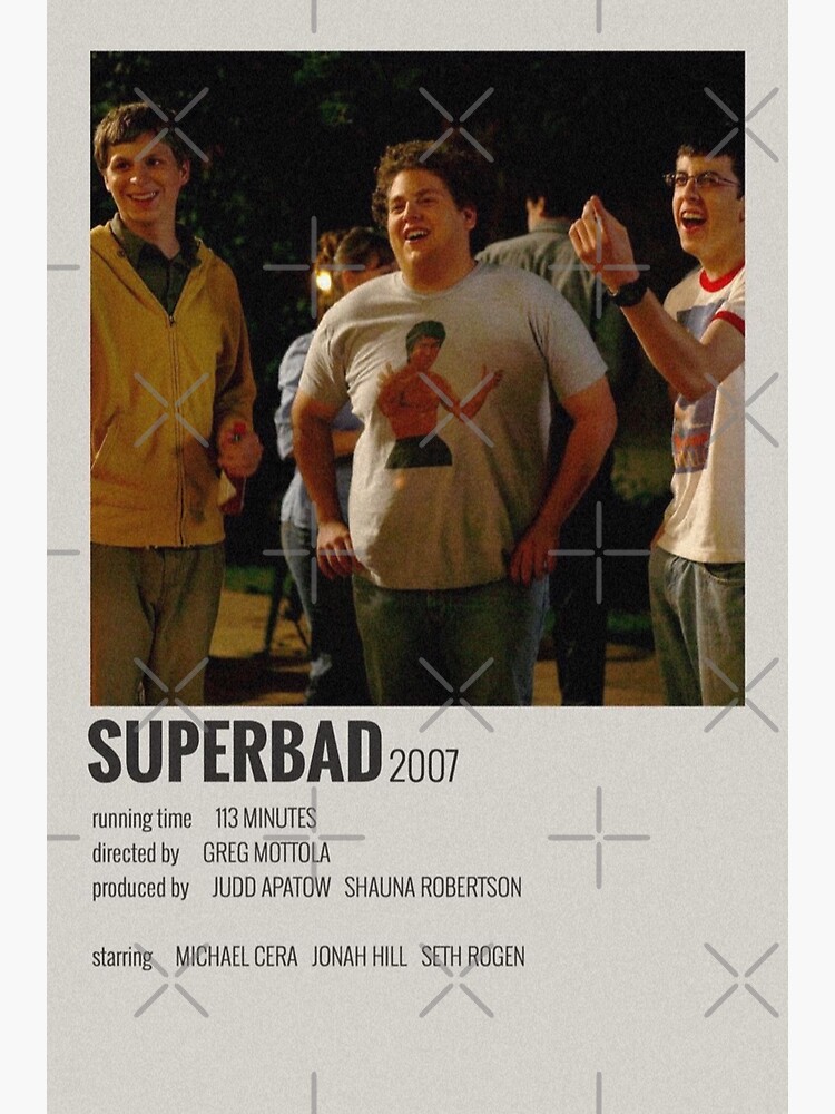 "superbad " Poster for Sale by hala- | Redbubble