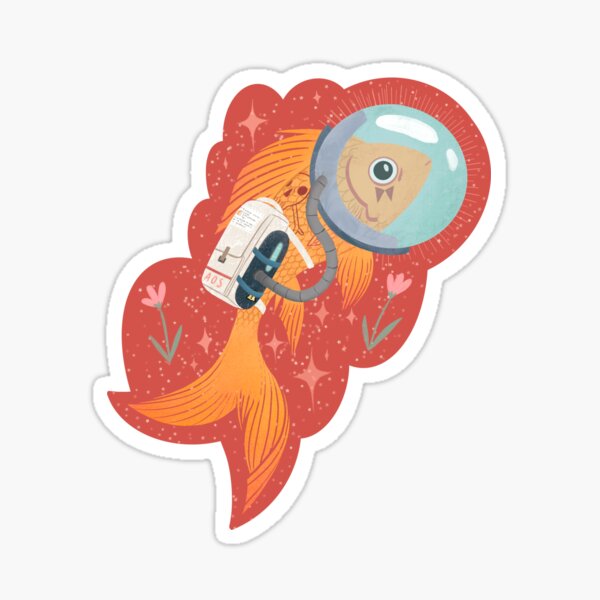 "The Explorer" Sticker by DinoAbrumado | Redbubble