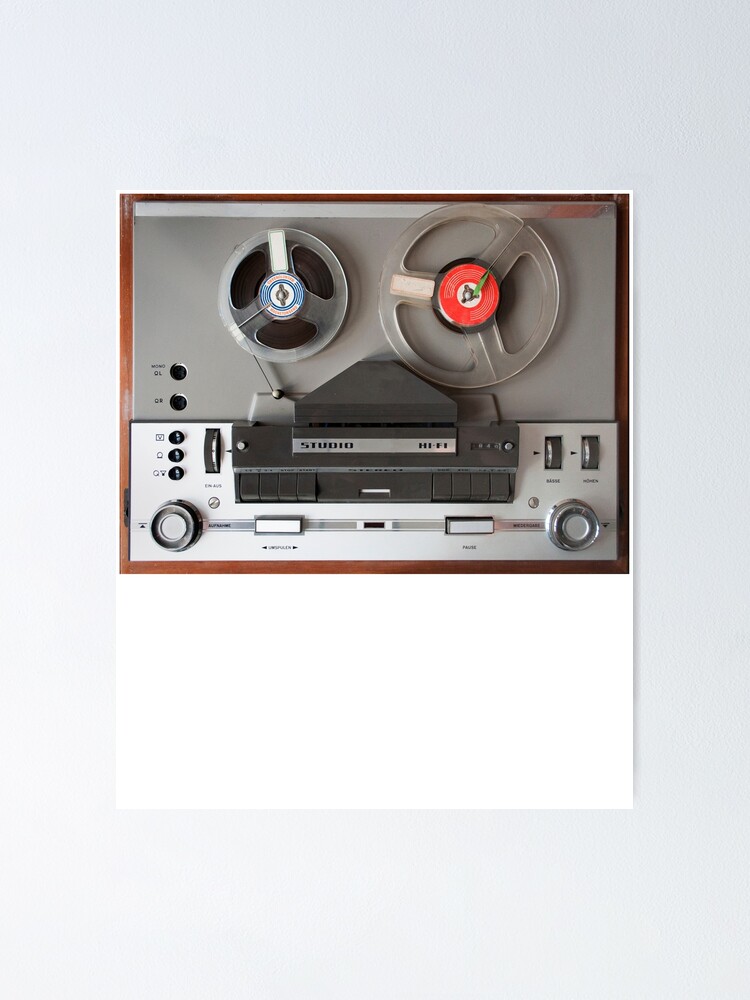 "Tape Machine" Poster by HY2ROGEN | Redbubble