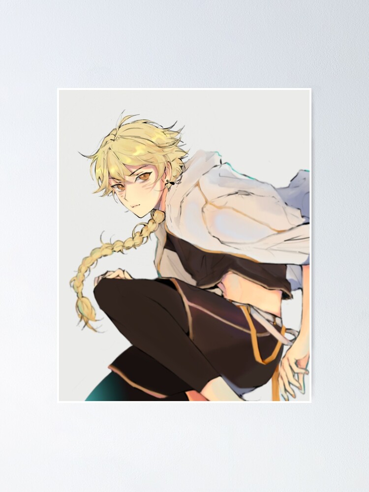 "Genshin Impact Aether (fan art)" Poster by Chottosegzyism | Redbubble