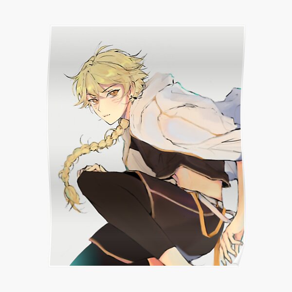 "Genshin Impact Aether (fan art)" Poster by Chottosegzyism | Redbubble