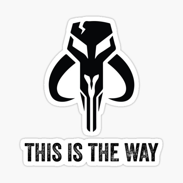"The mando Classic" Sticker by yassertaoui | Redbubble