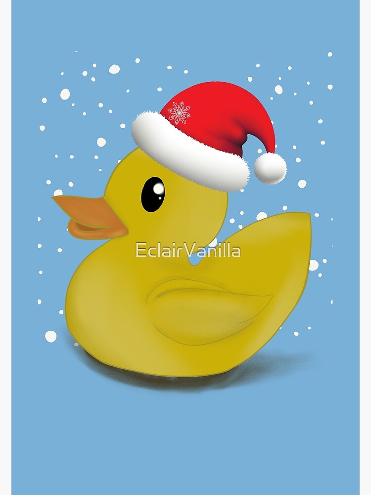 "Christmas Santa Quacker Quack Quack!" Greeting Card for Sale by ...