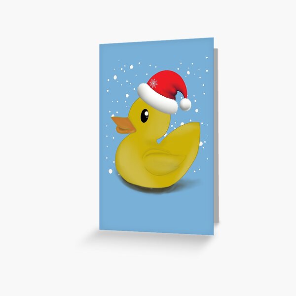"Christmas Santa Quacker Quack Quack!" Greeting Card for Sale by ...