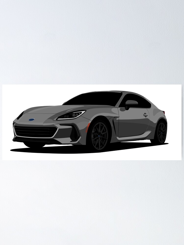 "Subaru BRZ" Poster for Sale by AUTO-ILLUSTRATE | Redbubble