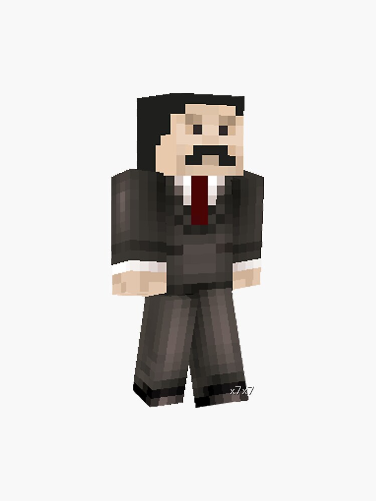 "Mumbo Jumbo Minecraft Skin" Sticker for Sale by x7x7 | Redbubble
