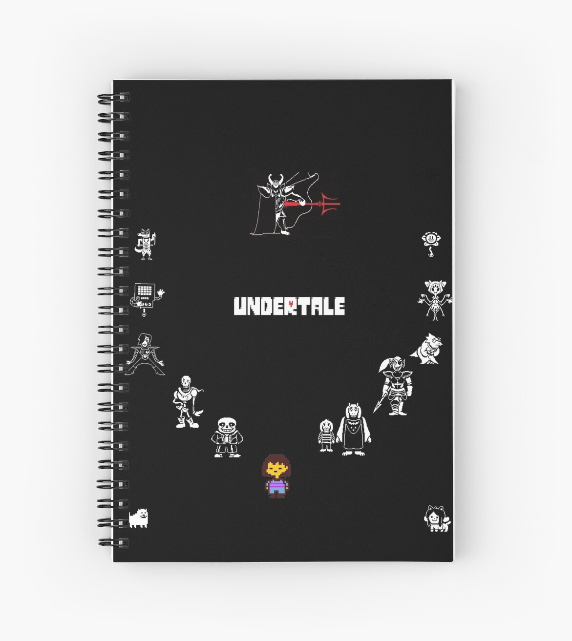 "Undertale Main characters" Spiral Notebooks by SuperKonata | Redbubble