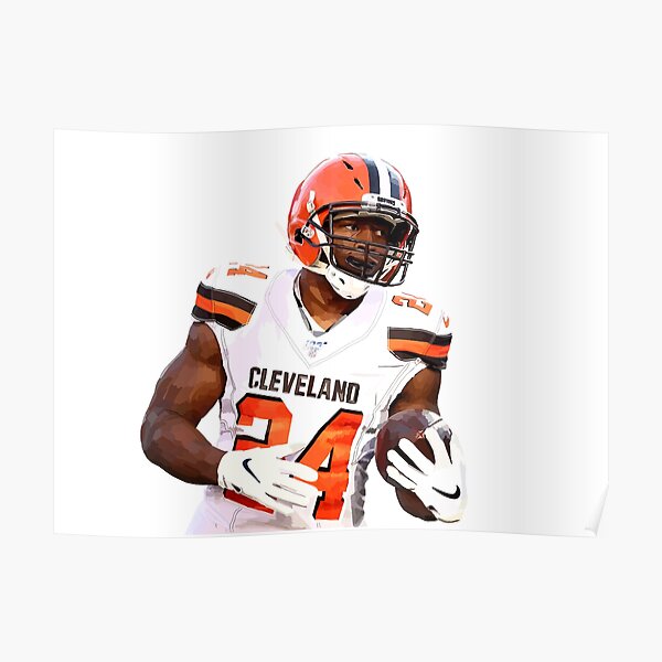 "Nick Chubb " Poster by maddiesiegel | Redbubble