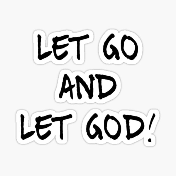 "Let Go Designs" Sticker for Sale by MerciMe | Redbubble