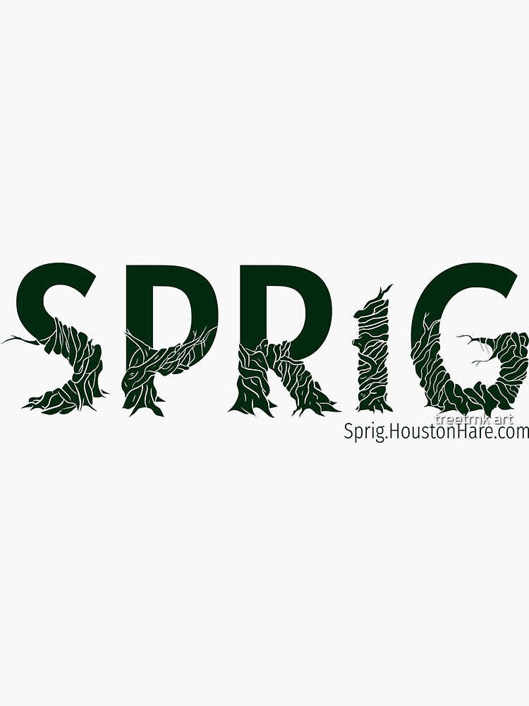 "Sprig Logo" Sticker by treetrnk | Redbubble