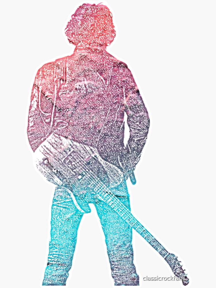 "Bruce Springsteen Born to run sticker" Sticker for Sale by ...